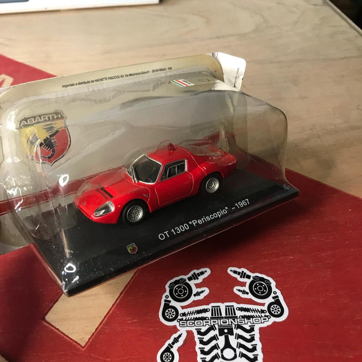 Modellino Fiat Abarth 1300 OT – ScorpionShop